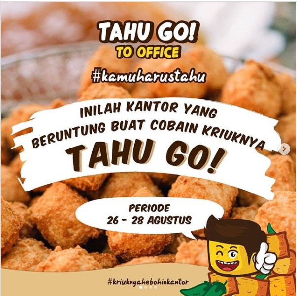 TAHU KRIUK GO GRATIS TO OFFICE - Tahu Go